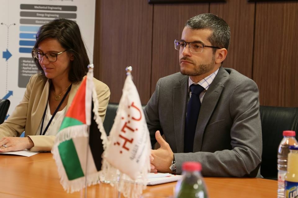 H.E. David Bertolotti visited Al Hussein Technical University
